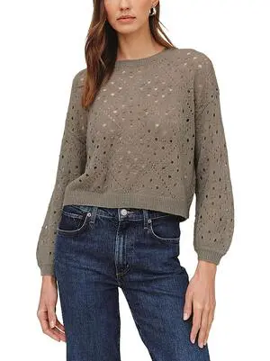 Bella Dahl Balloon Sleeve Sweater - Shadow Moss