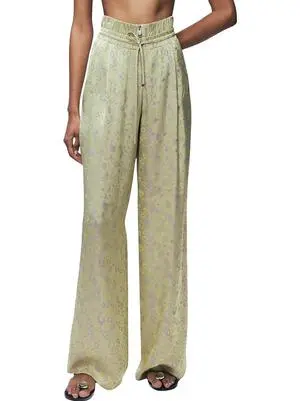 NOCTURNE Printed Wide Leg Trousers - Multi-colored