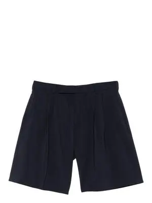 Paul Smith Tailored Wool Blend Shorts - Navy