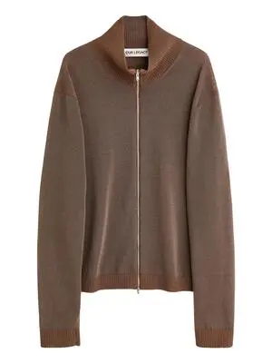 Our Legacy Cashmere Blend Zip-up Sweater - Multicolor
