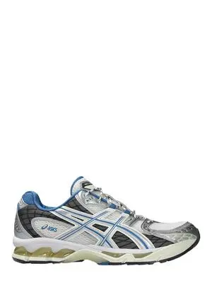 Asics Synthetic Leather Sneakers With Lace-up Fastening - Navy