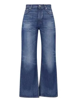 HAIKURE Organic Cotton Flare Jeans - Blue