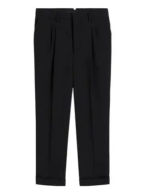 AMI AMI PARIS Carrot Fit Pleated Trousers SS25