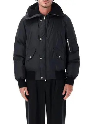 MAISON MARGIELA MAISON MARGIELA Hooded Quilted Bomber Jacket Nero