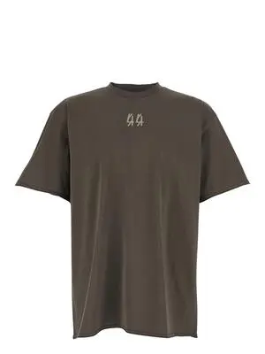 44 LABEL GROUP 44 Label Group Oversized Graphic Short-Sleeve T-Shirt Grey