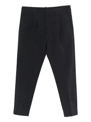 DONDUP DONDUP Tailored Cotton Blend Trousers Navy