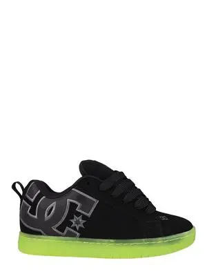 DC SHOES Court Graffik Special Edition Lace-up Sneakers - Black/lime