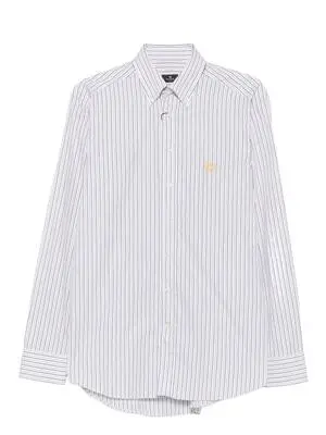 Etro Striped Cotton Shirt - Blue