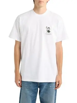 Carhartt Work In Progress Bumper Car Organic Cotton Graphic T-shirt - White