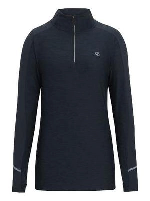 DARE 2B Dare 2B Gravitate Marl Jersey With Quarter Zip And Reflective Accents