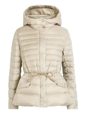 Moncler Padded Hooded Nylon Jacket - Ivory