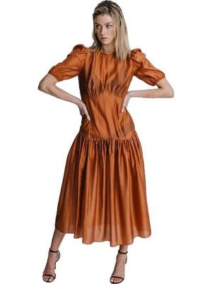 ALYSON EASTMAN Alyson Eastman Indie Dress Copper