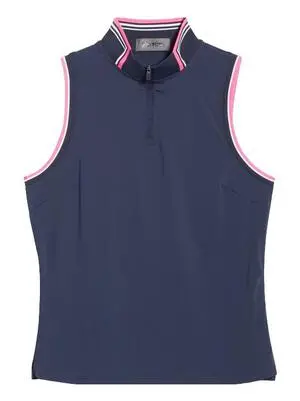 G/fore Tech Mock Neck Upf 50+ Vest - Twilight