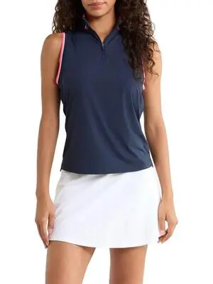 G/fore Tech Mock Neck Upf 50+ Vest - Twilight