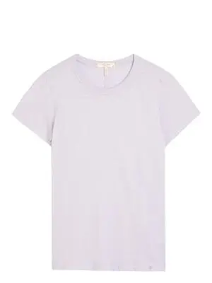 Rag & Bone Slub Cotton Crewneck T-shirt - Light Grey