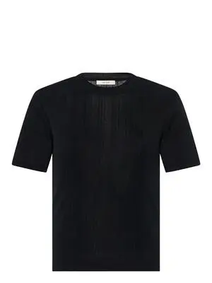 THE ROW Etina Jersey T-shirt - Black