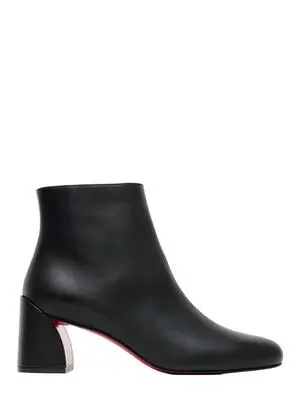 CHRISTIAN LOUBOUTIN Christian Louboutin Black Leather Ankle Boots
