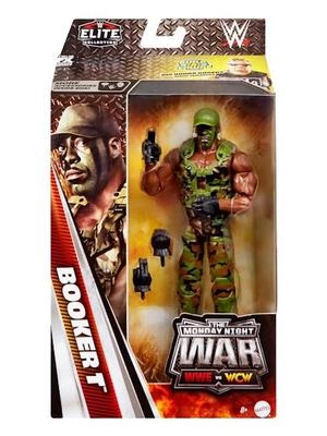 MATTEL Wwe Monday Night War Elite Collection Series #9 Booker T Action Figure By - Multicolor