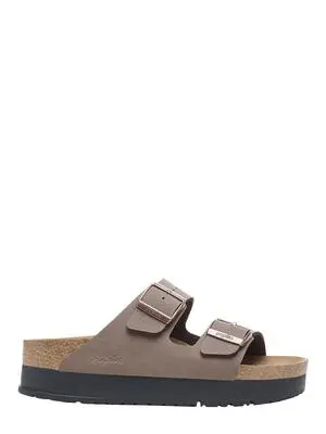 BIRKENSTOCK Arizona Pap Flex Platform Sandals - Mocha