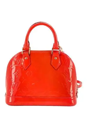 LOUIS VUITTON Alma Handbag Monogram Vernis Bb - Orange