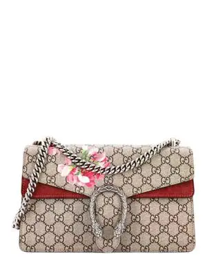 Gucci Dionysus Blooms Print Gg Coated Canvas Small Shoulder Bag - Brown