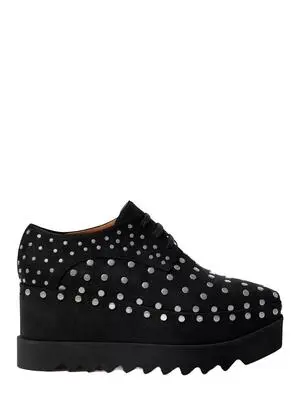 Stella McCartney Elyse Studded Derby Shoes - Black