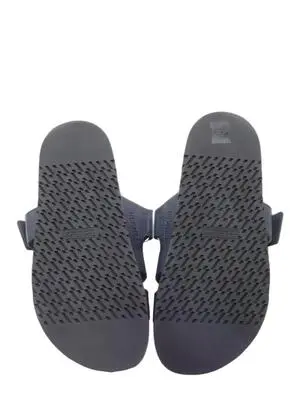 Hermès Epsom Leather Flat Sandals - Blue