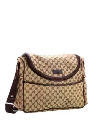 Gucci Gg Canvas Crossbody Bag - Brown