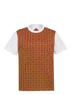 MCM MCM Visetos Print Panelled T-Shirt