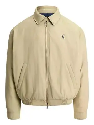 Polo Ralph Lauren The Big Bayport Embroidered Logo Zip-up Jacket - Neutrals