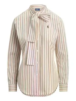 POLO RALPH LAUREN Polo Ralph Lauren Striped Shirt With Bow Detail