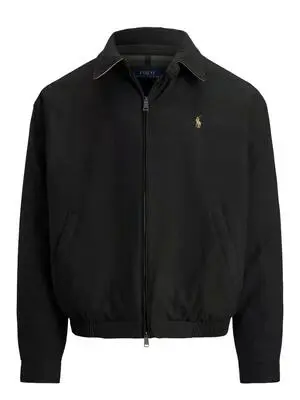 Polo Ralph Lauren Embroidered Logo Shirt Jacket - Black