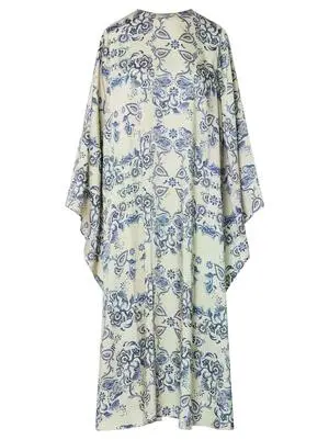 Liu Jo Scarf-print Maxi Dress - Neutrals