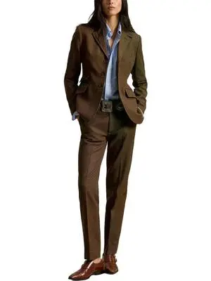 Polo Ralph Lauren Houndstooth Slim-fit Trousers - Brown