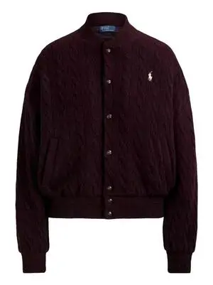 Polo Ralph Lauren Buttoned Cable-knit Cardigan - Red