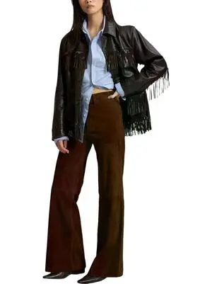 Polo Ralph Lauren Suede Trousers - Brown
