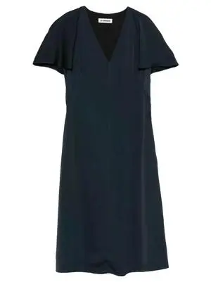 JIL SANDER Sablé Envers Dress - Blue