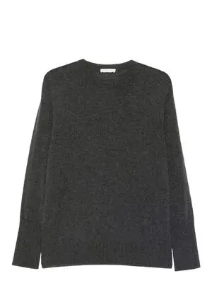 THE ROW Odelle Baby Cashmere Crewneck Sweater - Grey