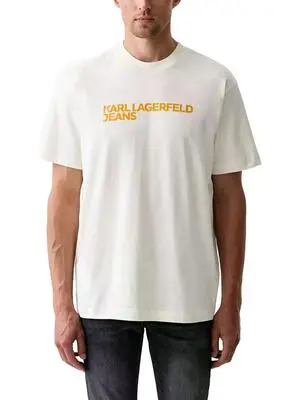 Karl Lagerfeld Logo-print Cotton T-shirt - White