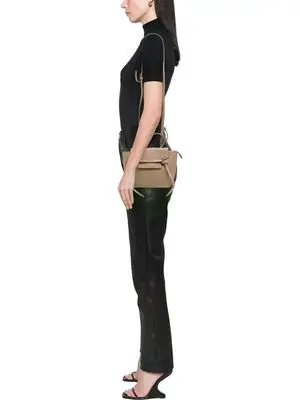 Celine Nano Grained Calfskin Belt Bag Satchel - Brown