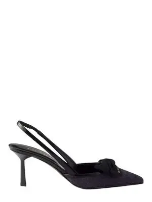 Prada Fabric Slingback Pumps - Grey