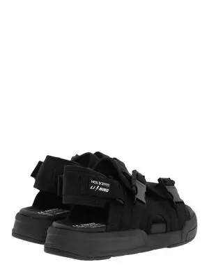 Neil Barrett X Li-ning Buckle Sandals - Black