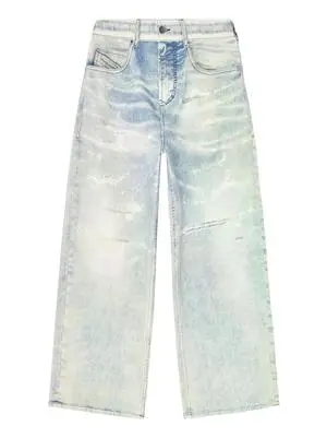 DIESEL® Relaxed Regular Waist 2097 D-enim-m Joggjeans - Blue