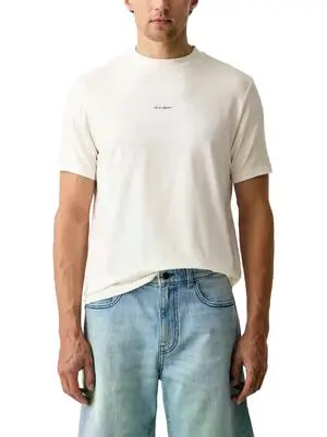 Karl Lagerfeld Logo-print Short-sleeve T-shirt - Neutrals