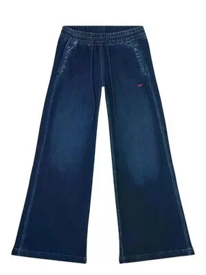 DIESEL® D-ainty Joggjeans Wide Leg Denim - Blue