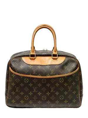 LOUIS VUITTON Monogram Deauville Tote Bag - Brown