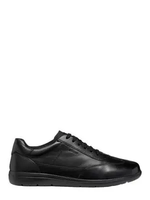 Geox Panelled Lace-up Sneakers - Black