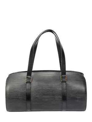 LOUIS VUITTON Soufflot Epi Tote Bag - Black
