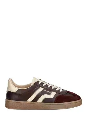Gant Gant Contrast Stripe Panel Sneakers Brown
