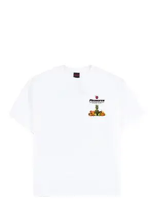 PLEASURES Delivery Graphic-print T-shirt - White